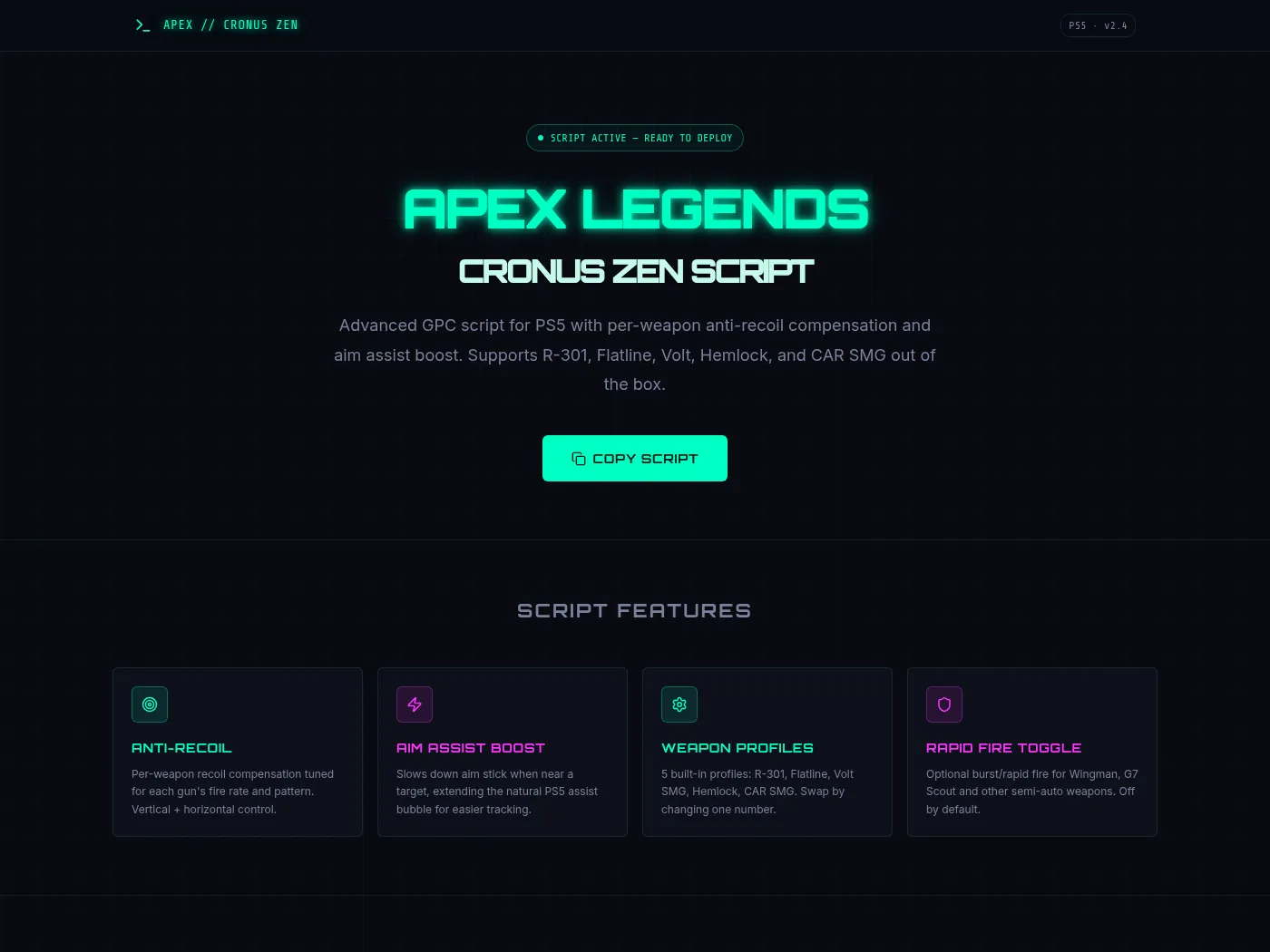 Apex CronusZen Script