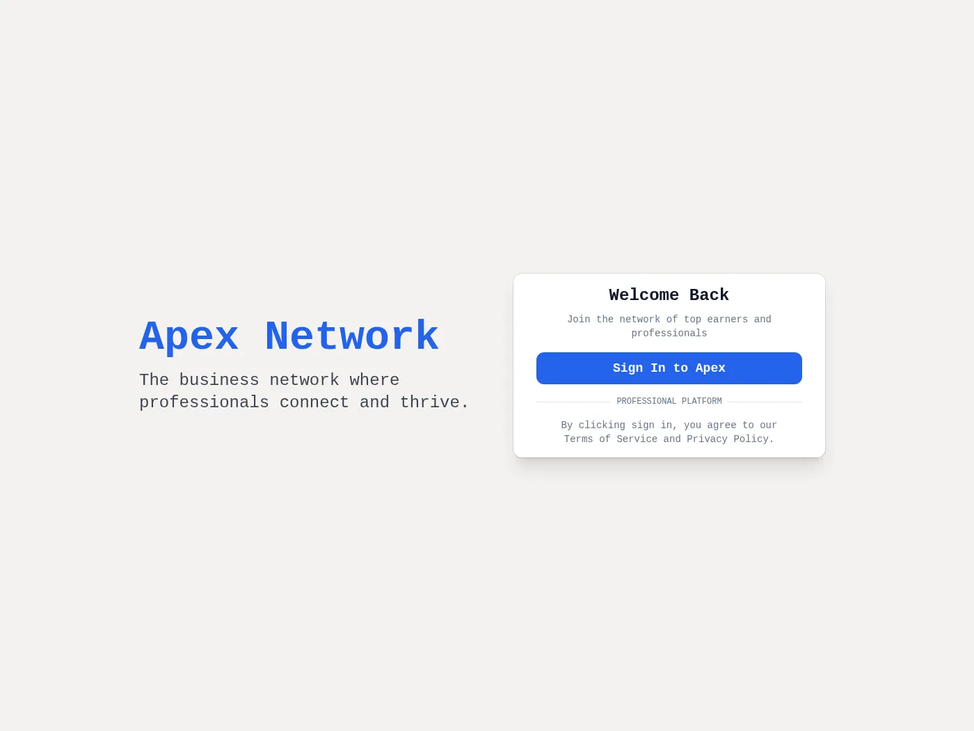 Apex Business Network