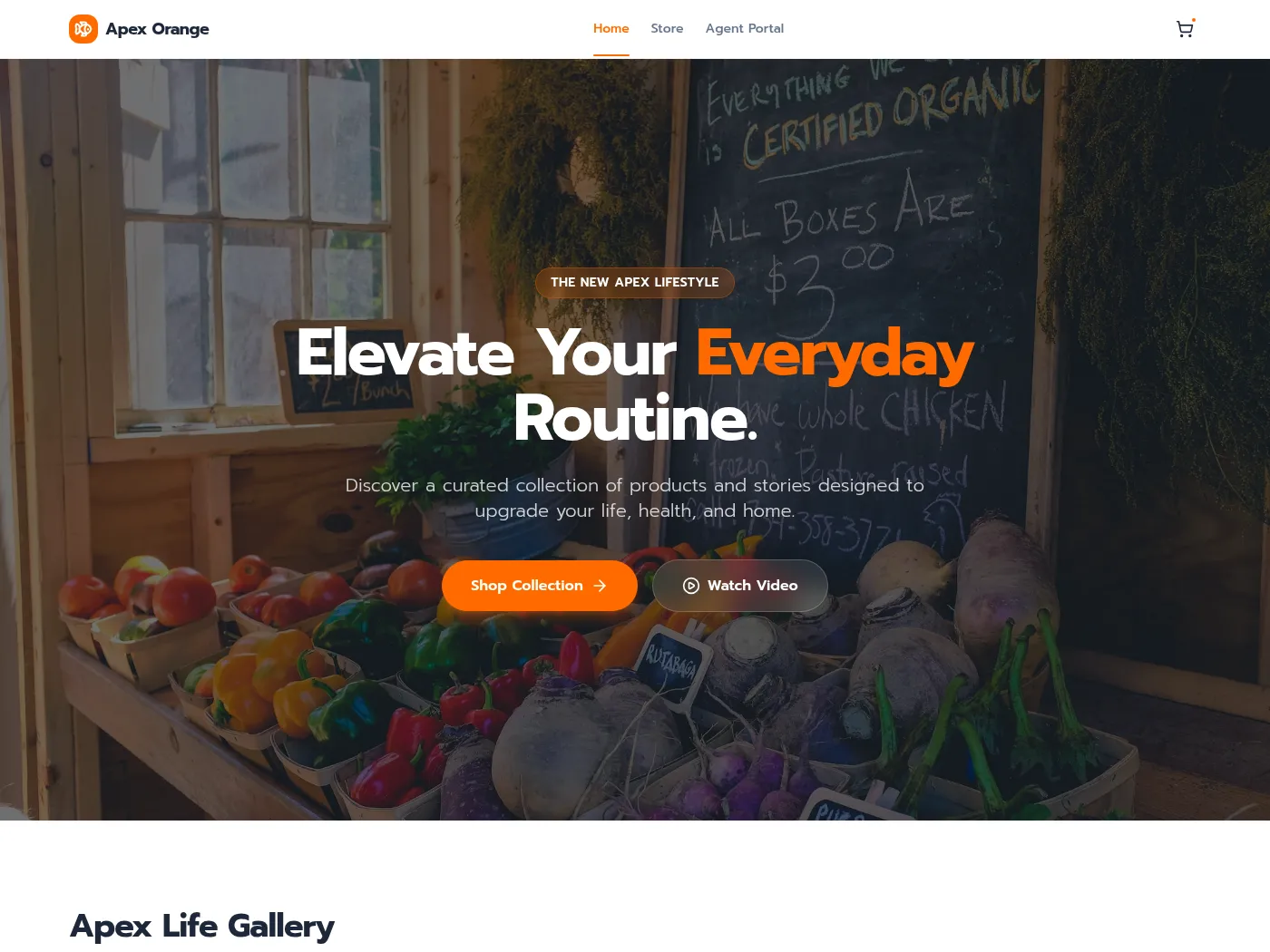 Apex Orange Web App