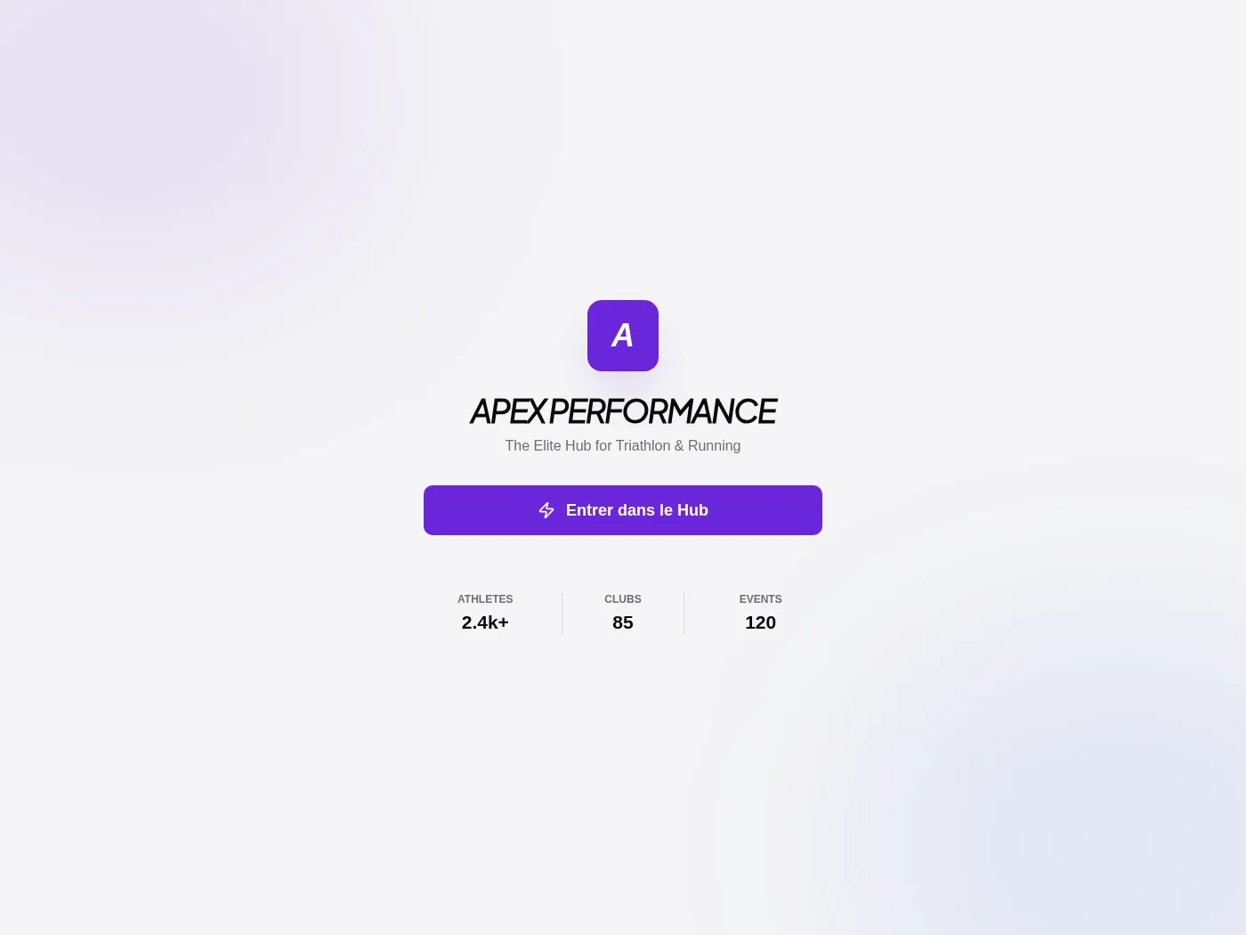 APEX Club Performance Hub