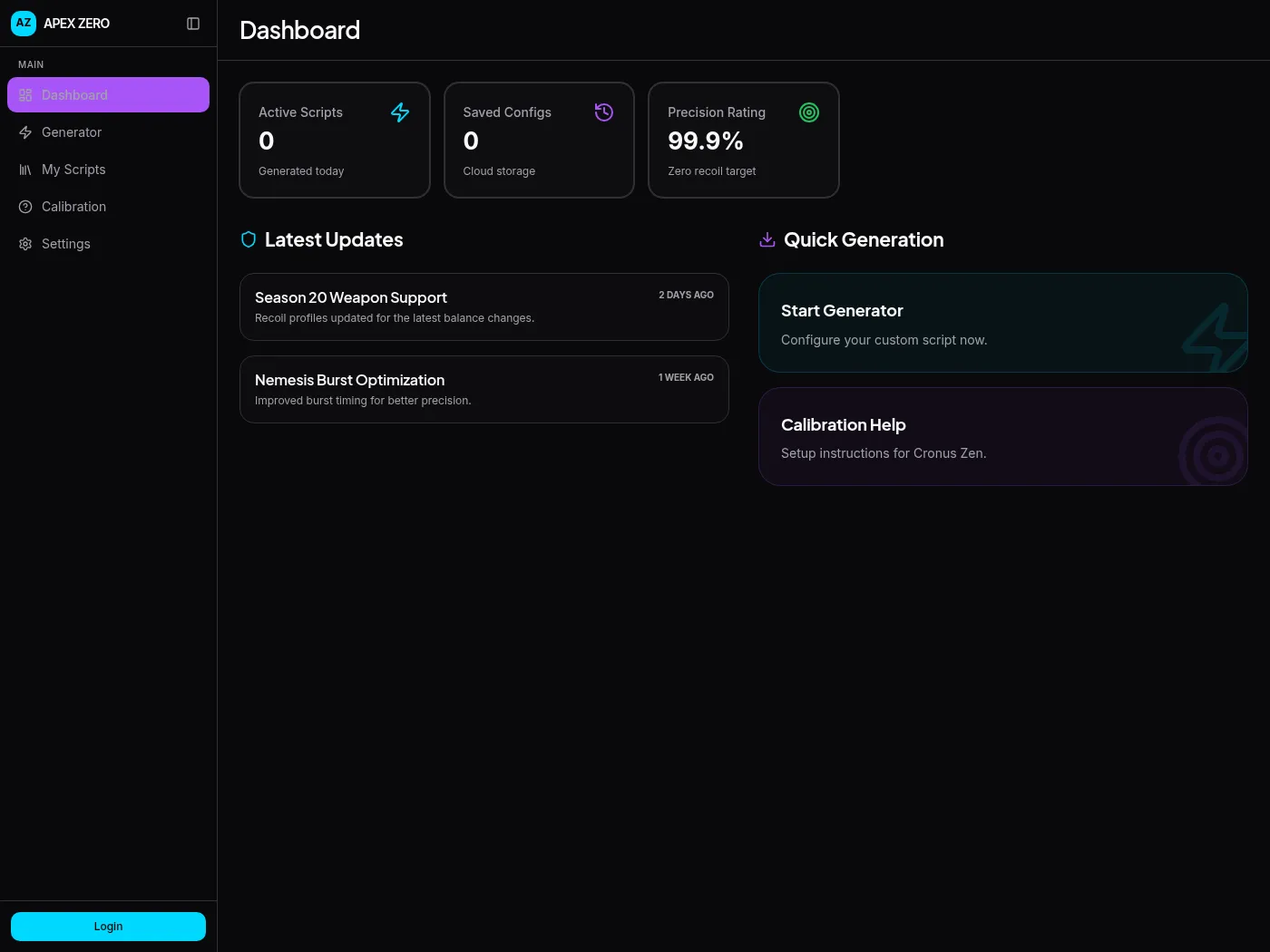 Apex Zero Recoil Script