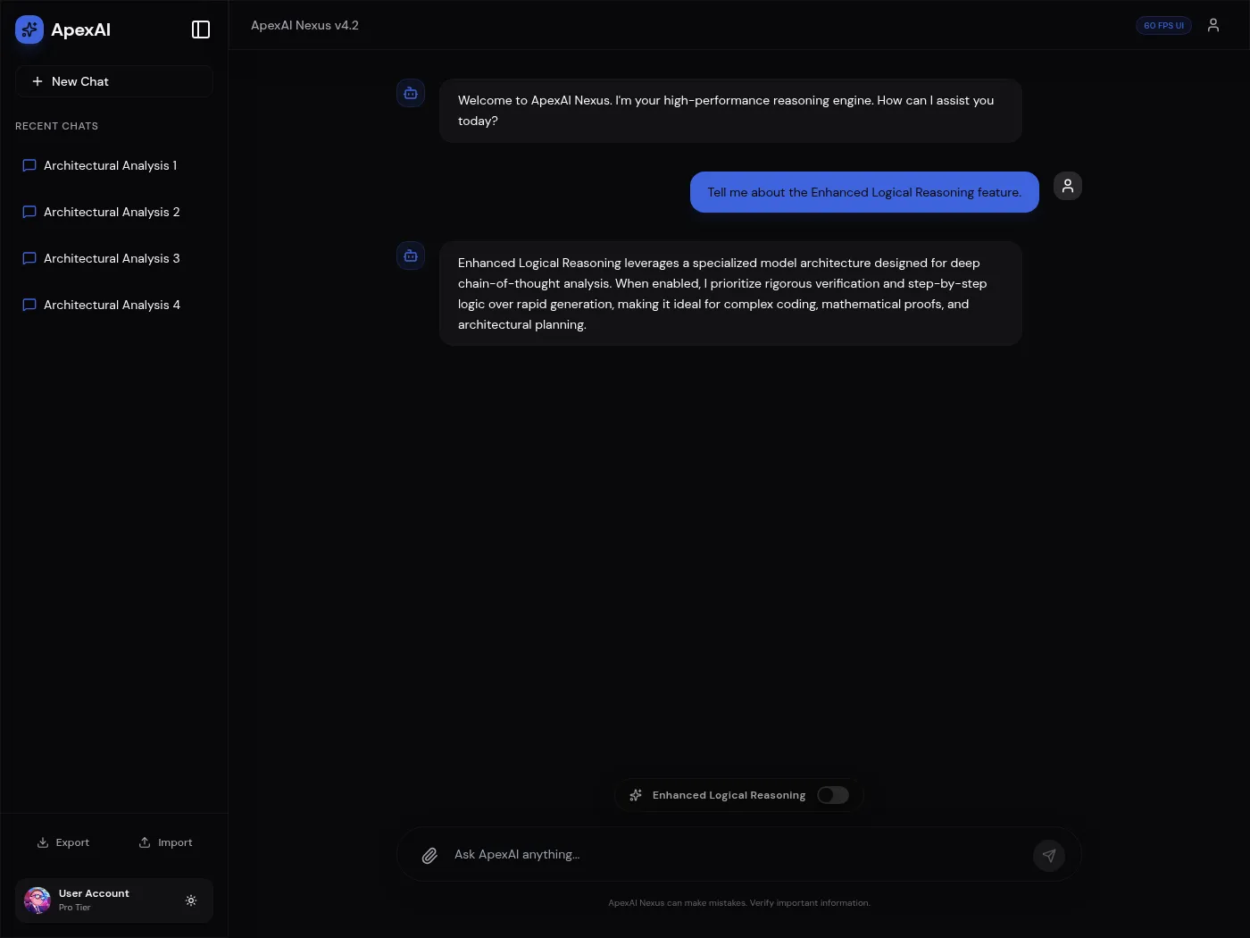 ApexAI Nexus UI Shell