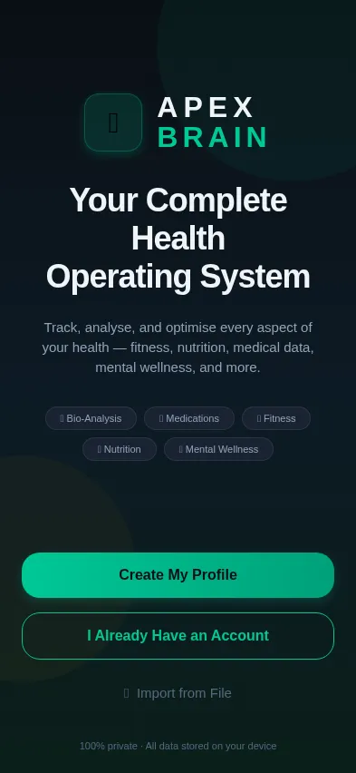 APEX BRAIN Health OS