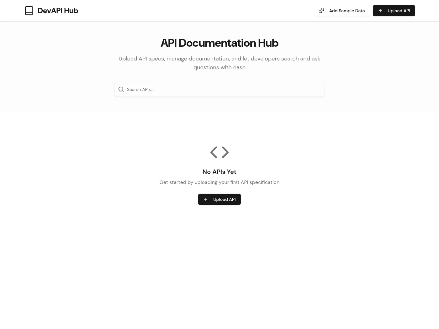 DevAPI Hub