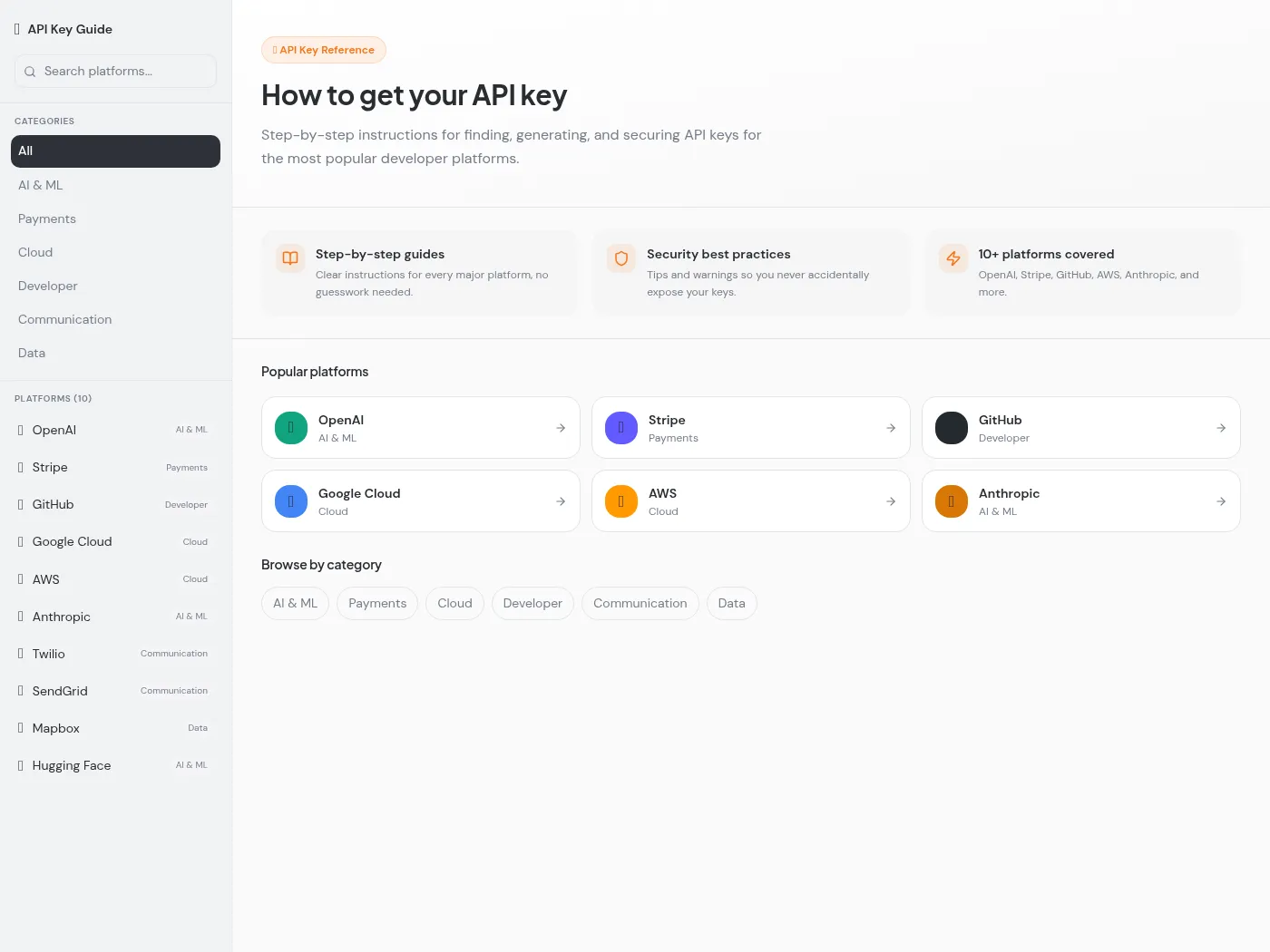 API Key Guide
