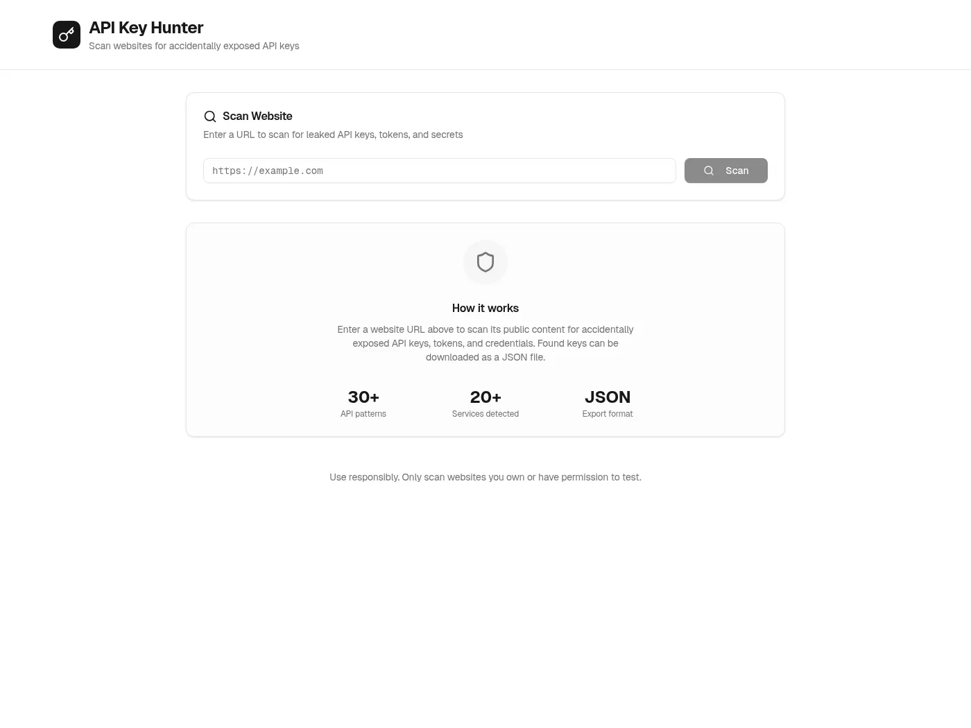 API Key Hunter