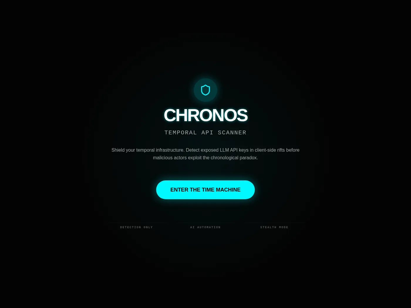 Time Machine API Key Scanner