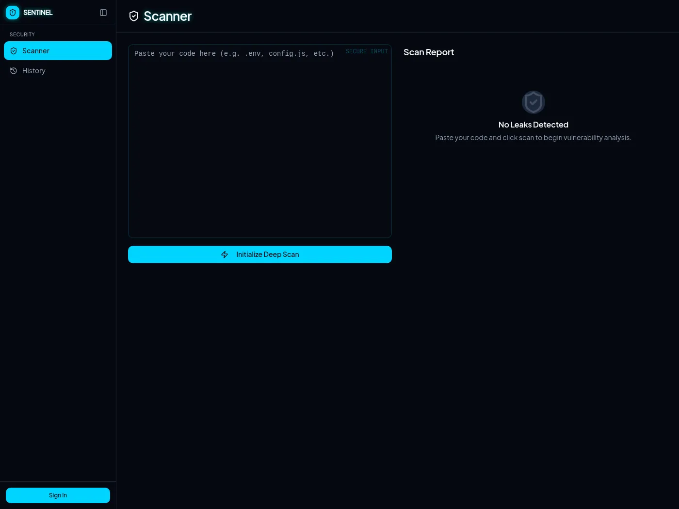 API Key Leak Scanner