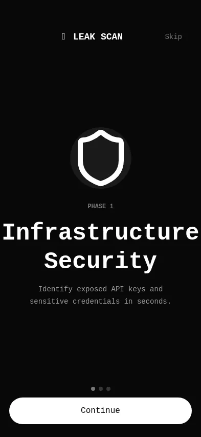 API Leak Scanner