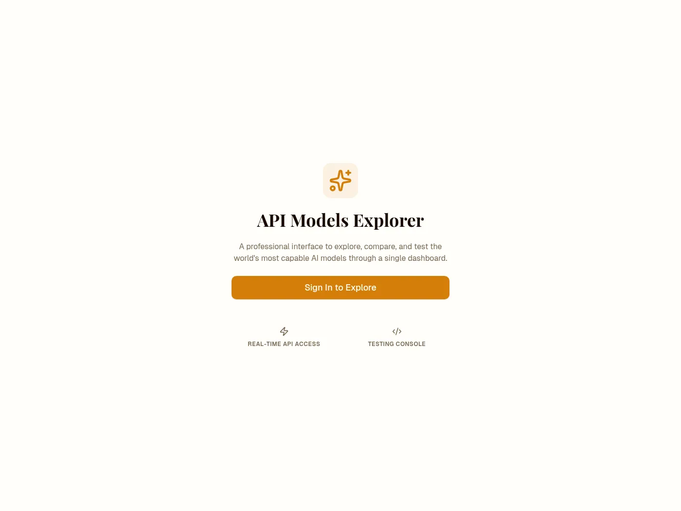 API Models Explorer
