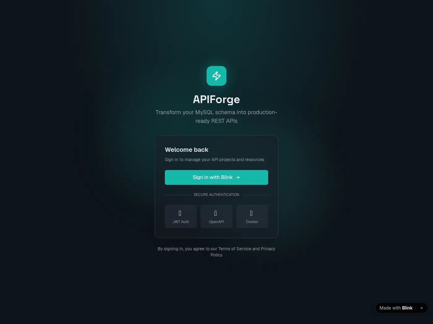 APIForge Platform