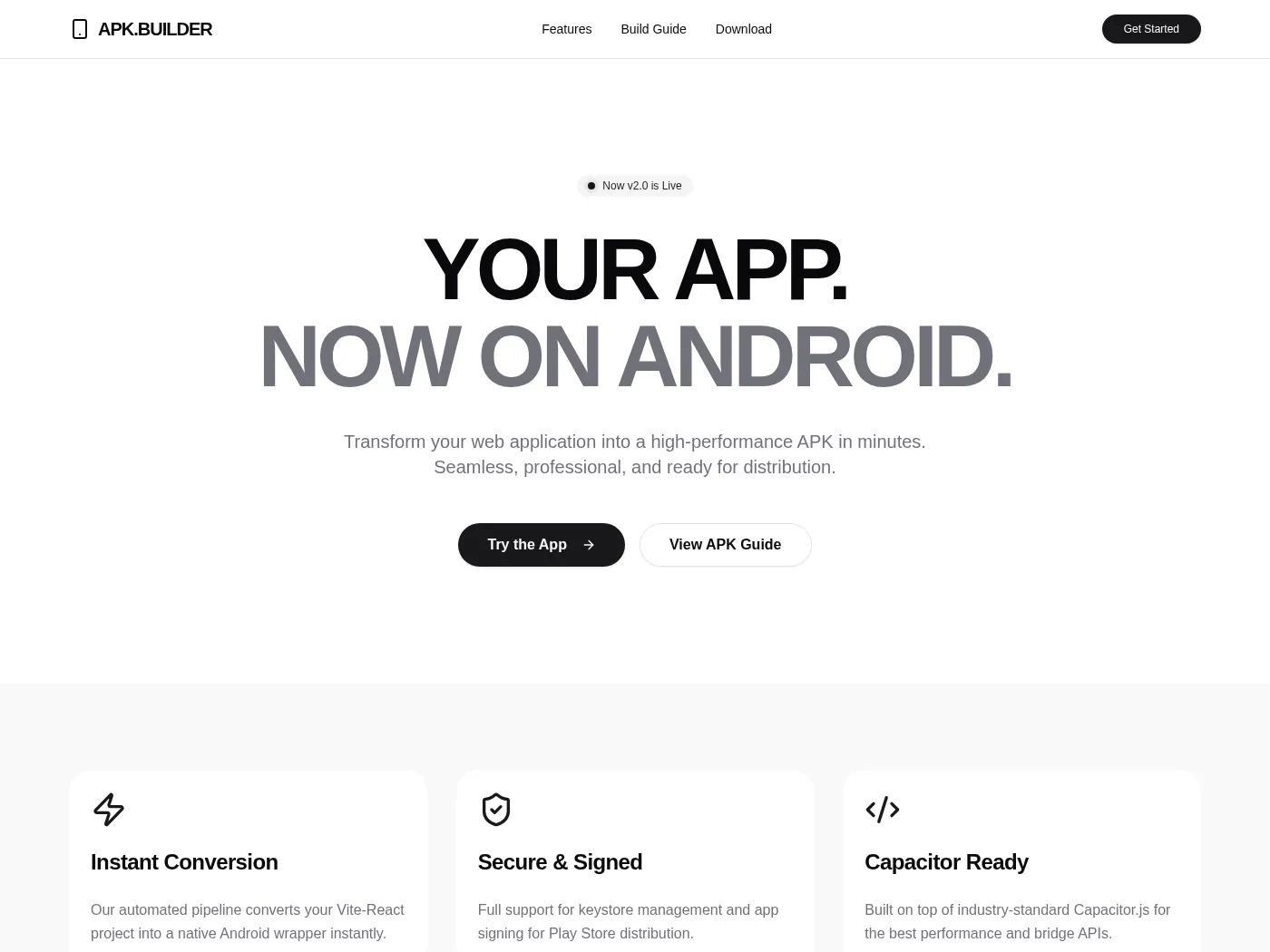 APK Builder & Guide