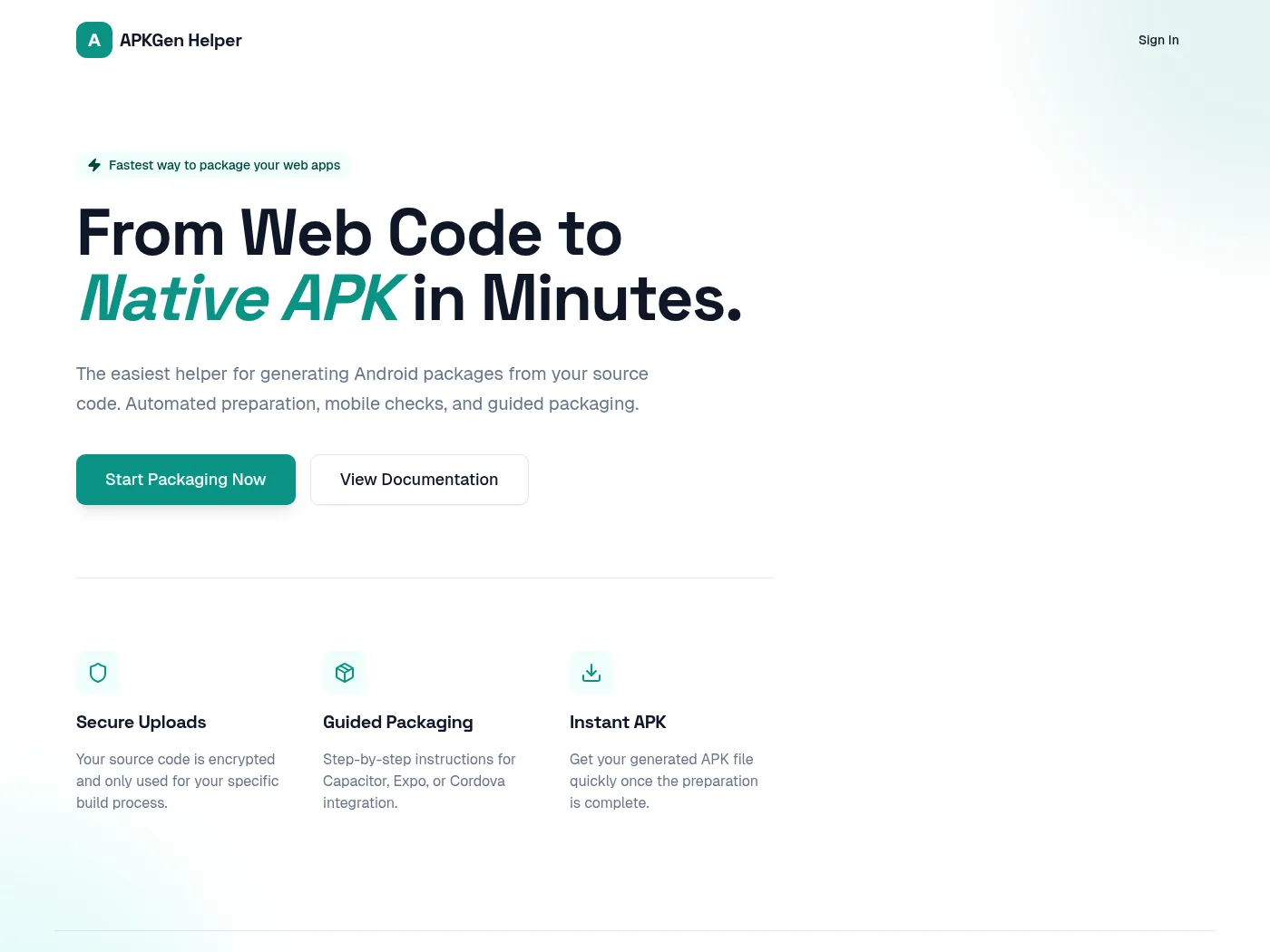 APK Generation Helper