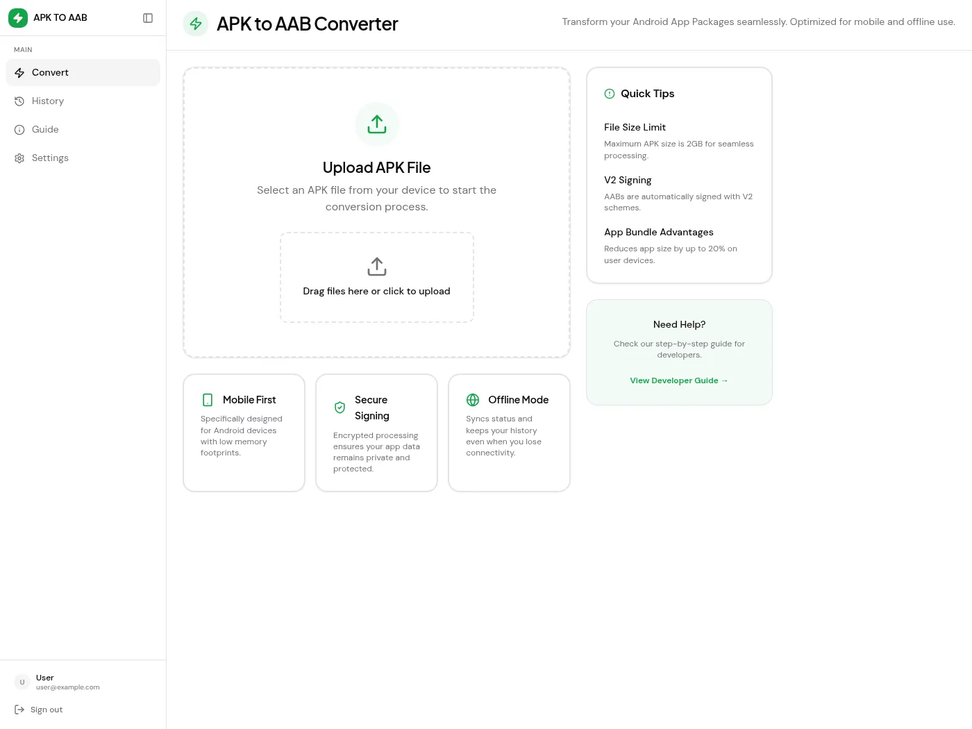 APK to AAB Converter