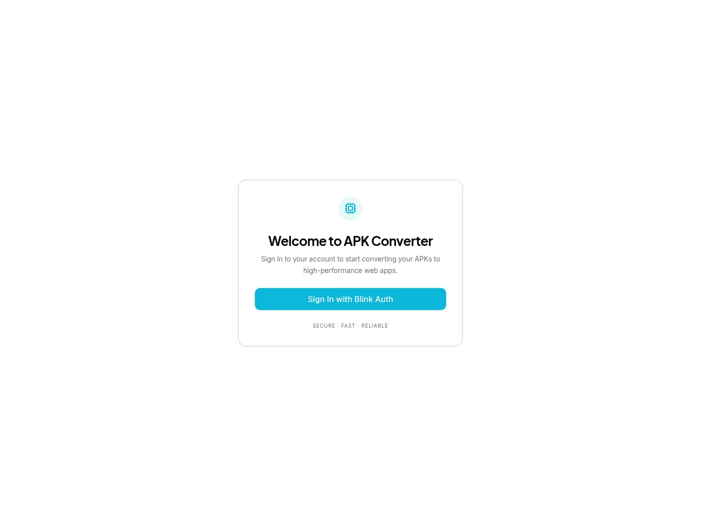 APK to WebApp Converter