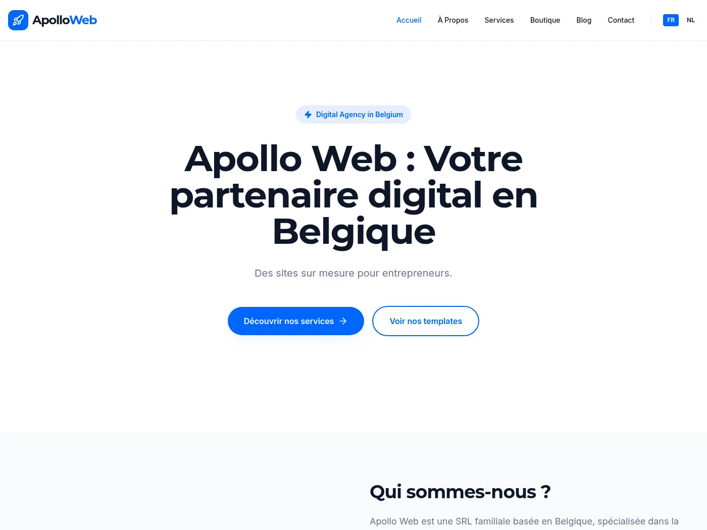 Apollo Web Site Builder