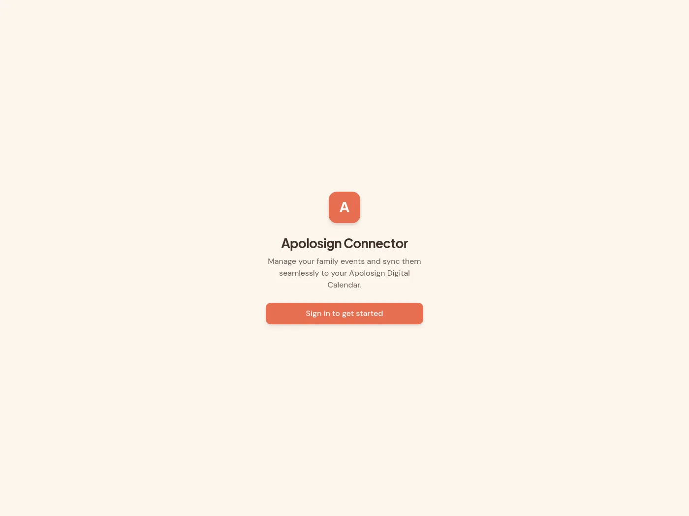 Apolosign Connector