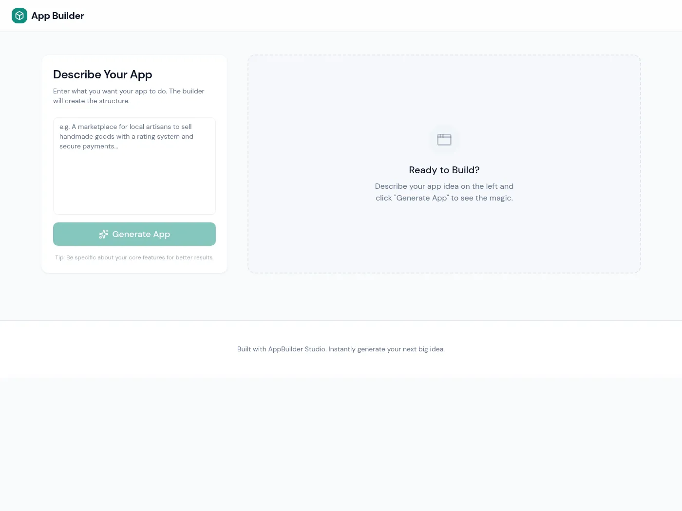 AppBuilder Studio