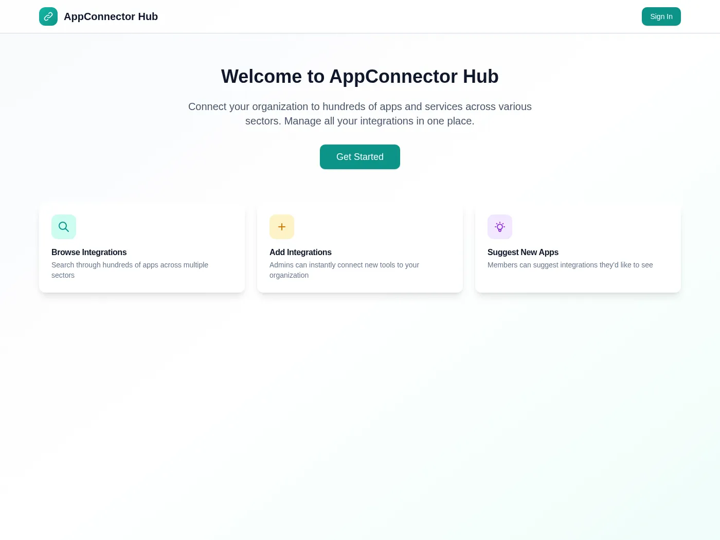 AppConnector Hub