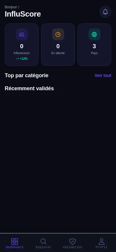 App Créateur Mobile