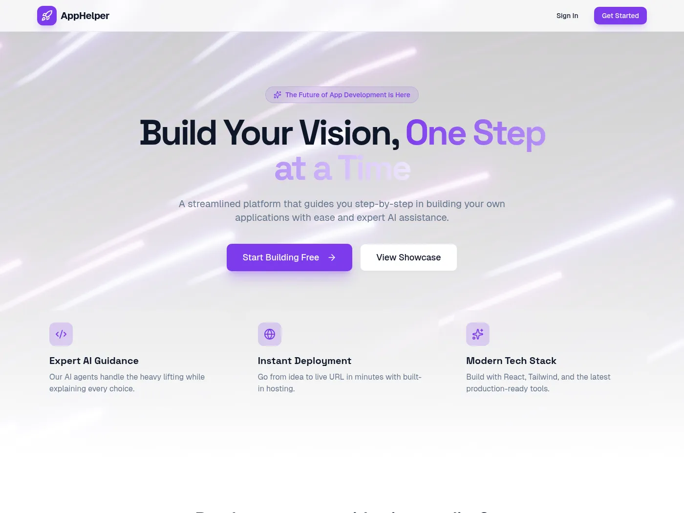 App Creation Helper