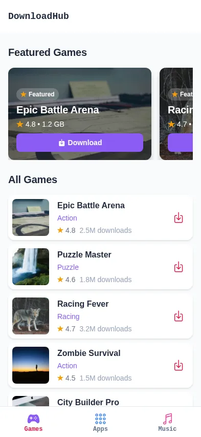 DownloadHub