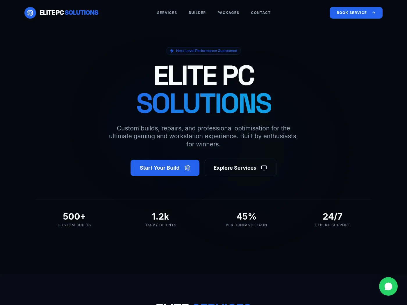 App Launch Landing Page