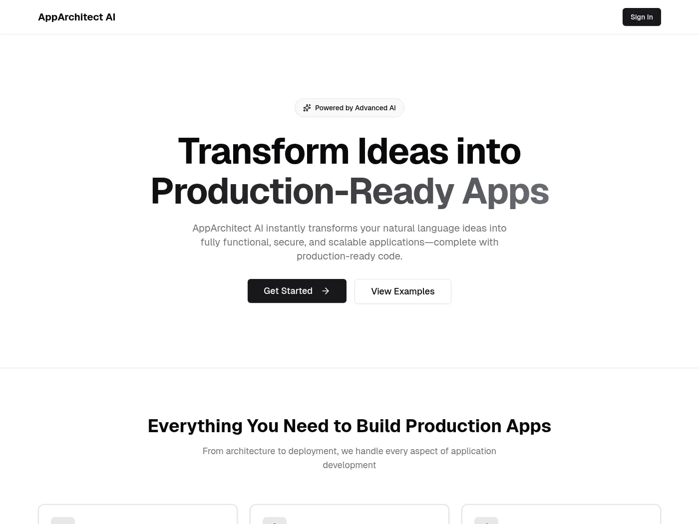 AppArchitect AI
