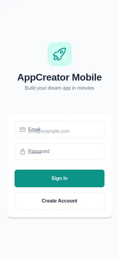 AppCreator Mobile