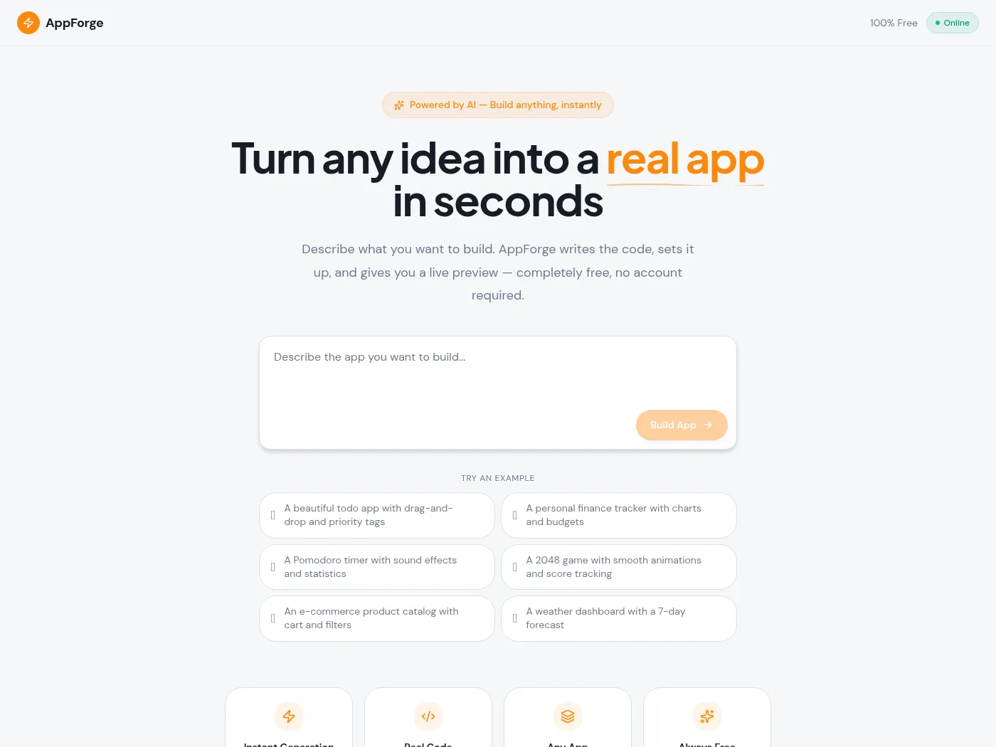 AppForge Creator