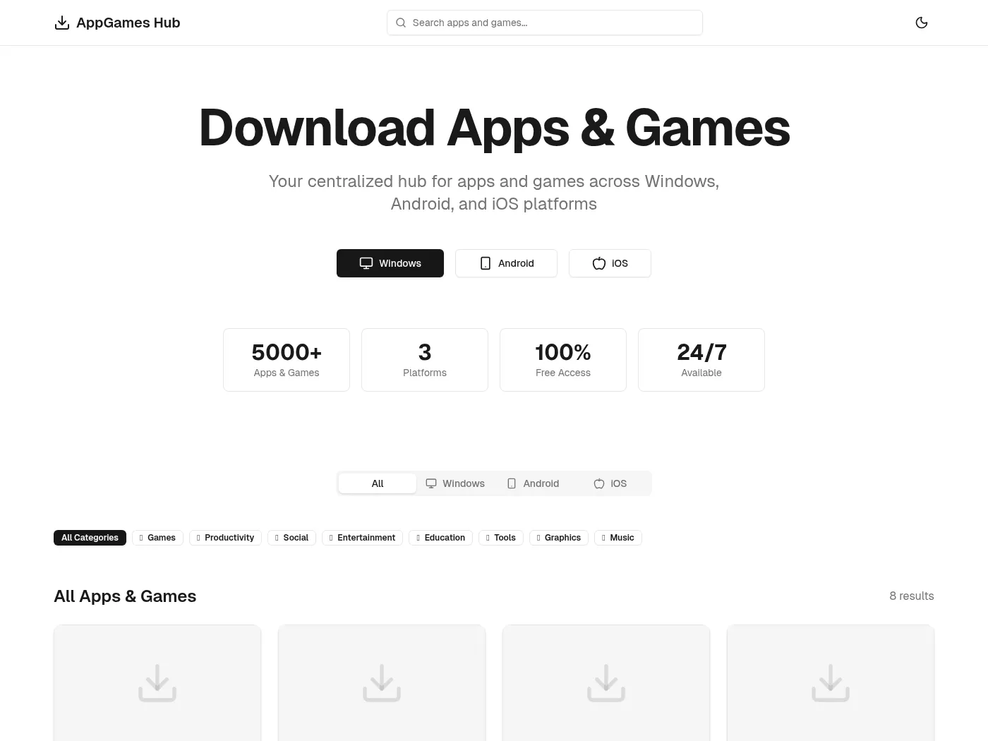 AppGames Download Hub