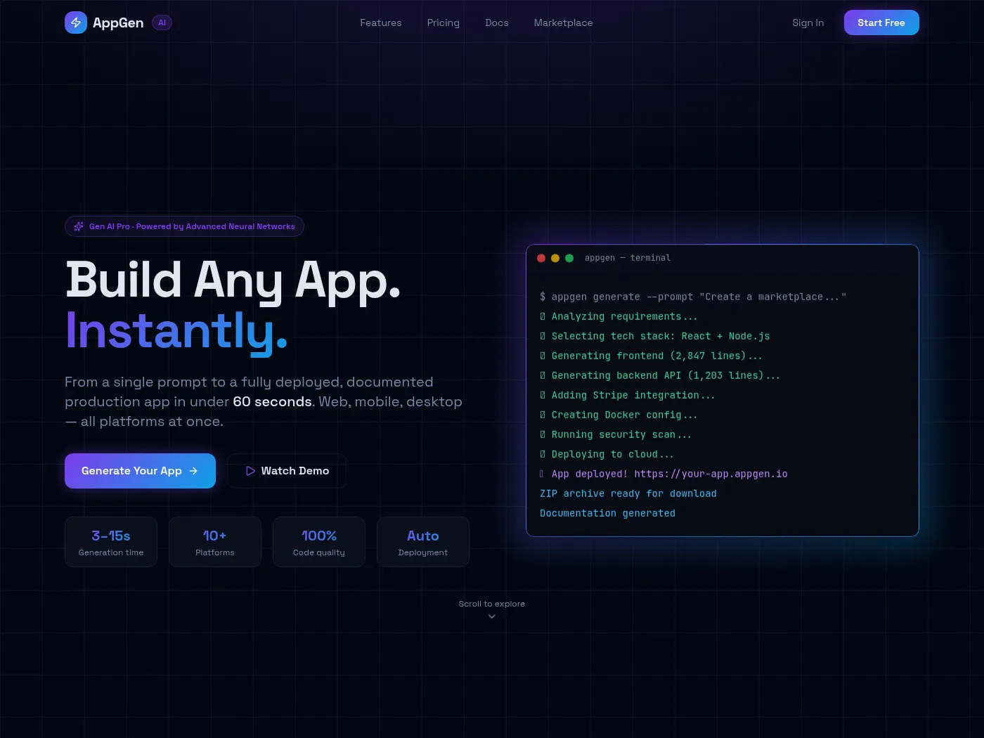 AppGen AI Platform