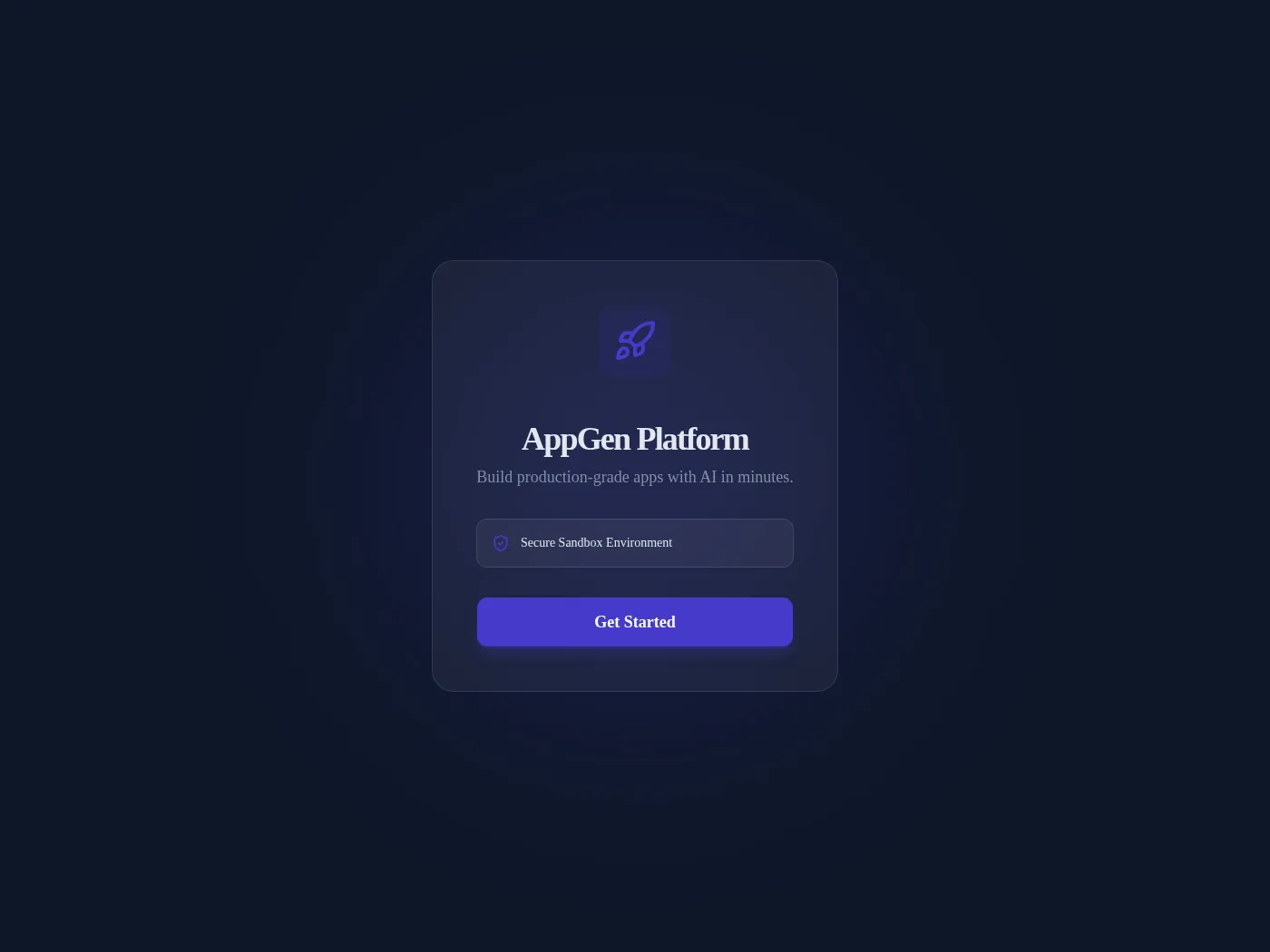 AppGen Platform