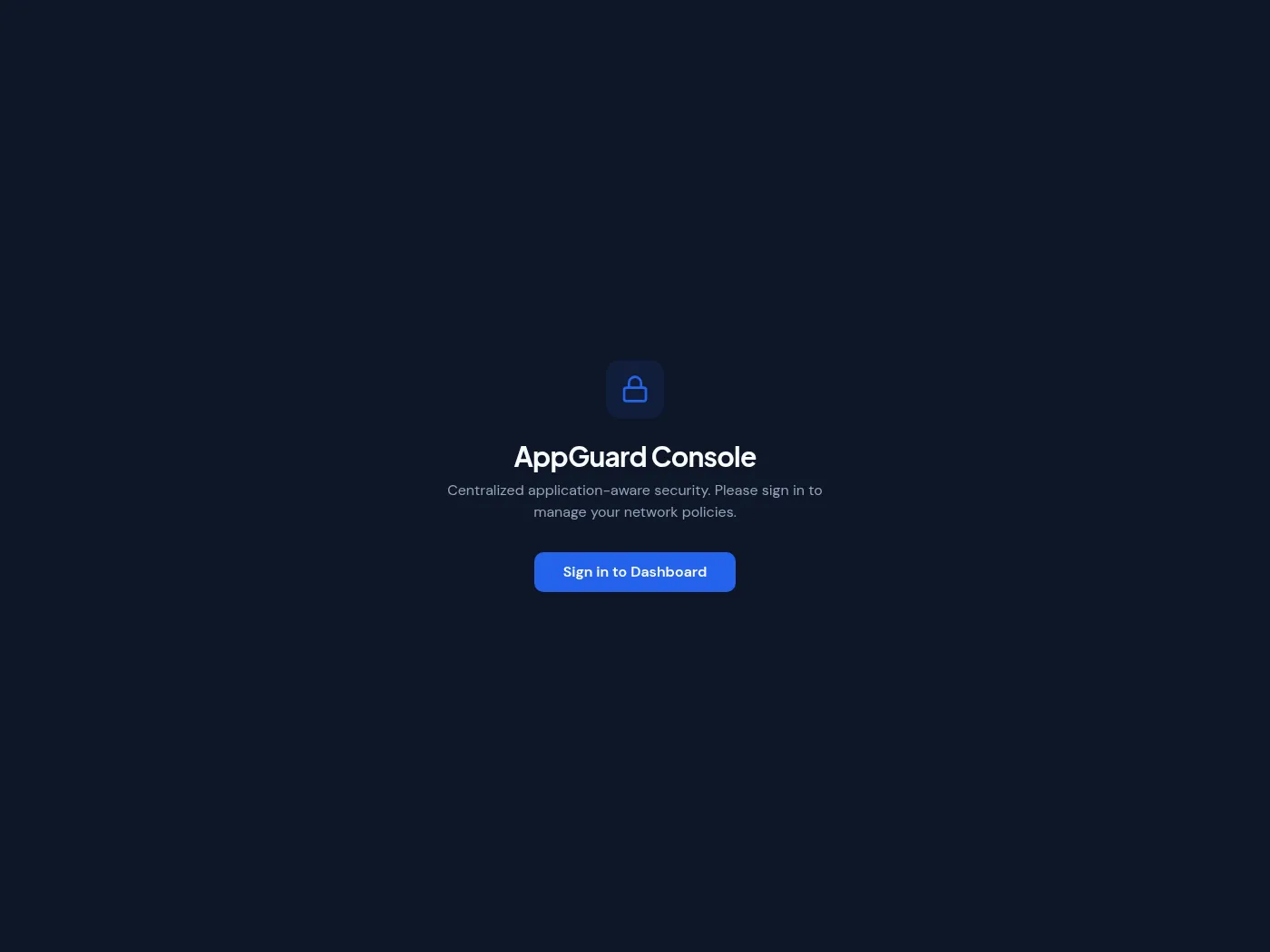 AppGuard Firewall Console