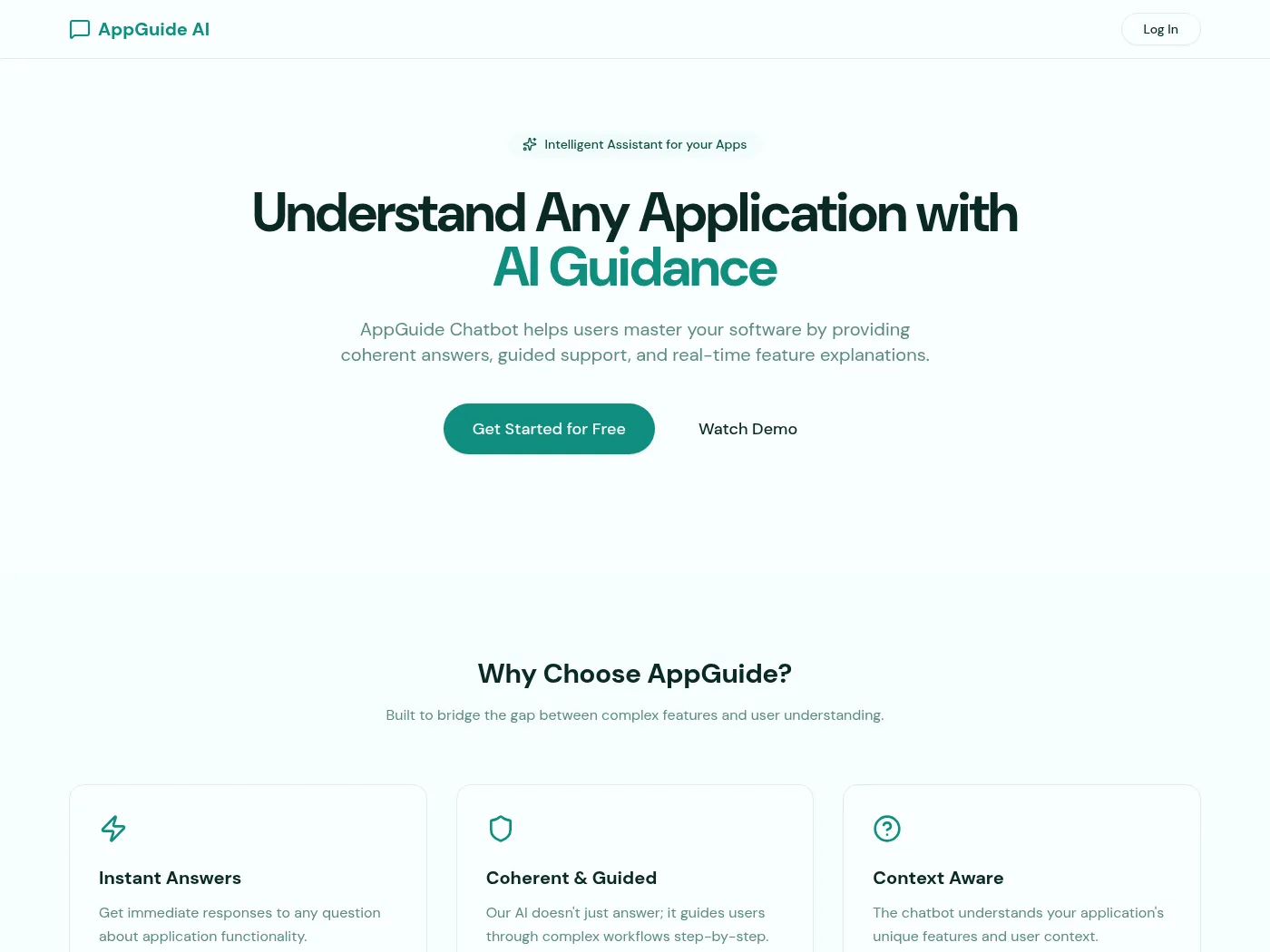 AppGuide Chatbot