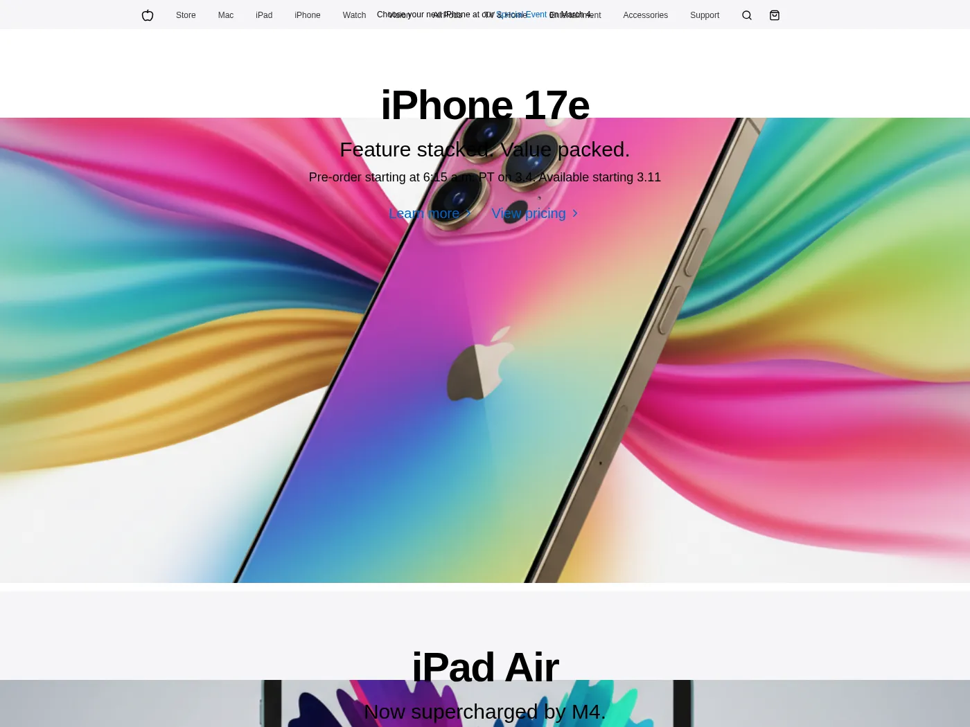 Apple.com Clone