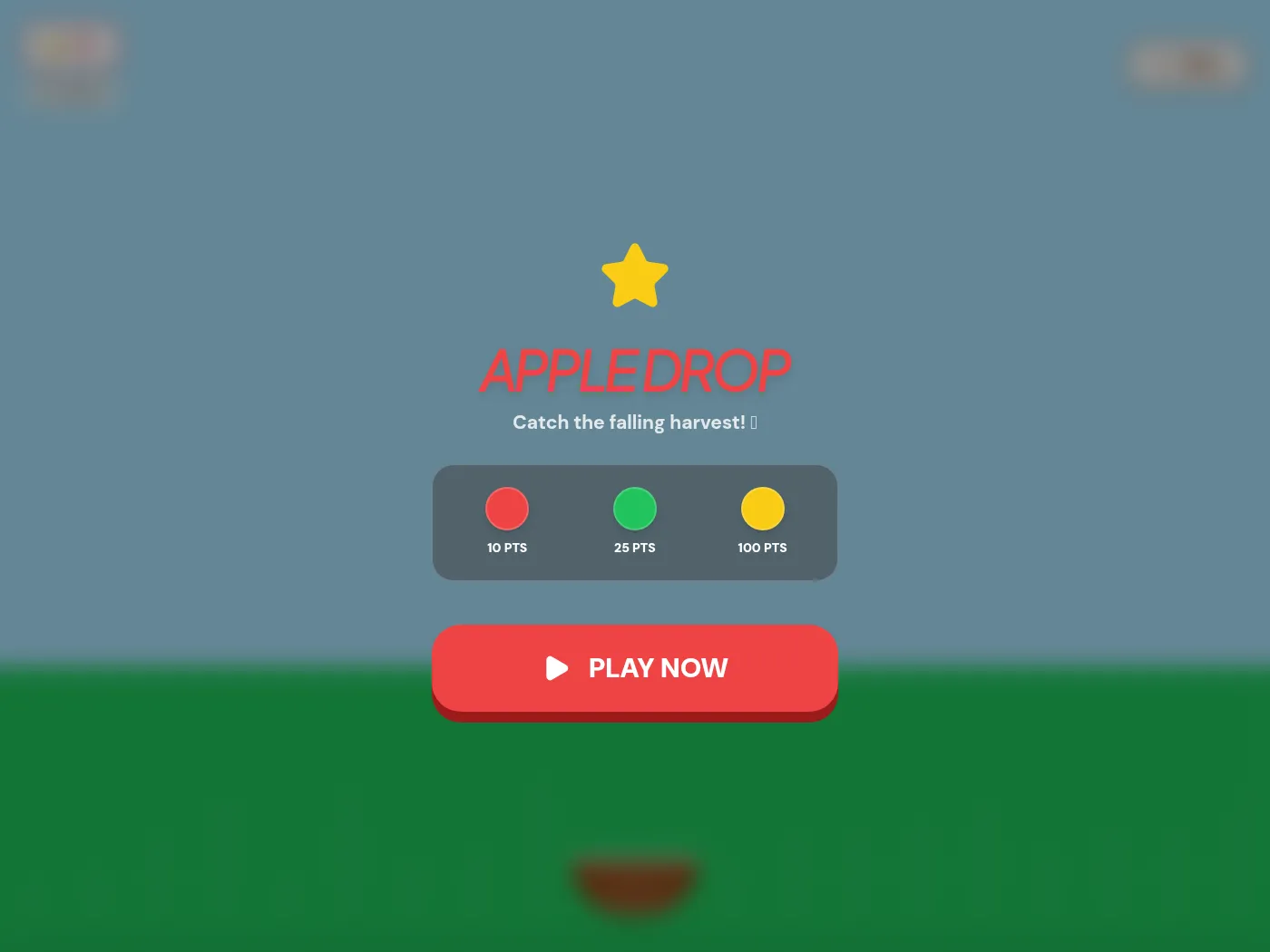 Apple Drop Game