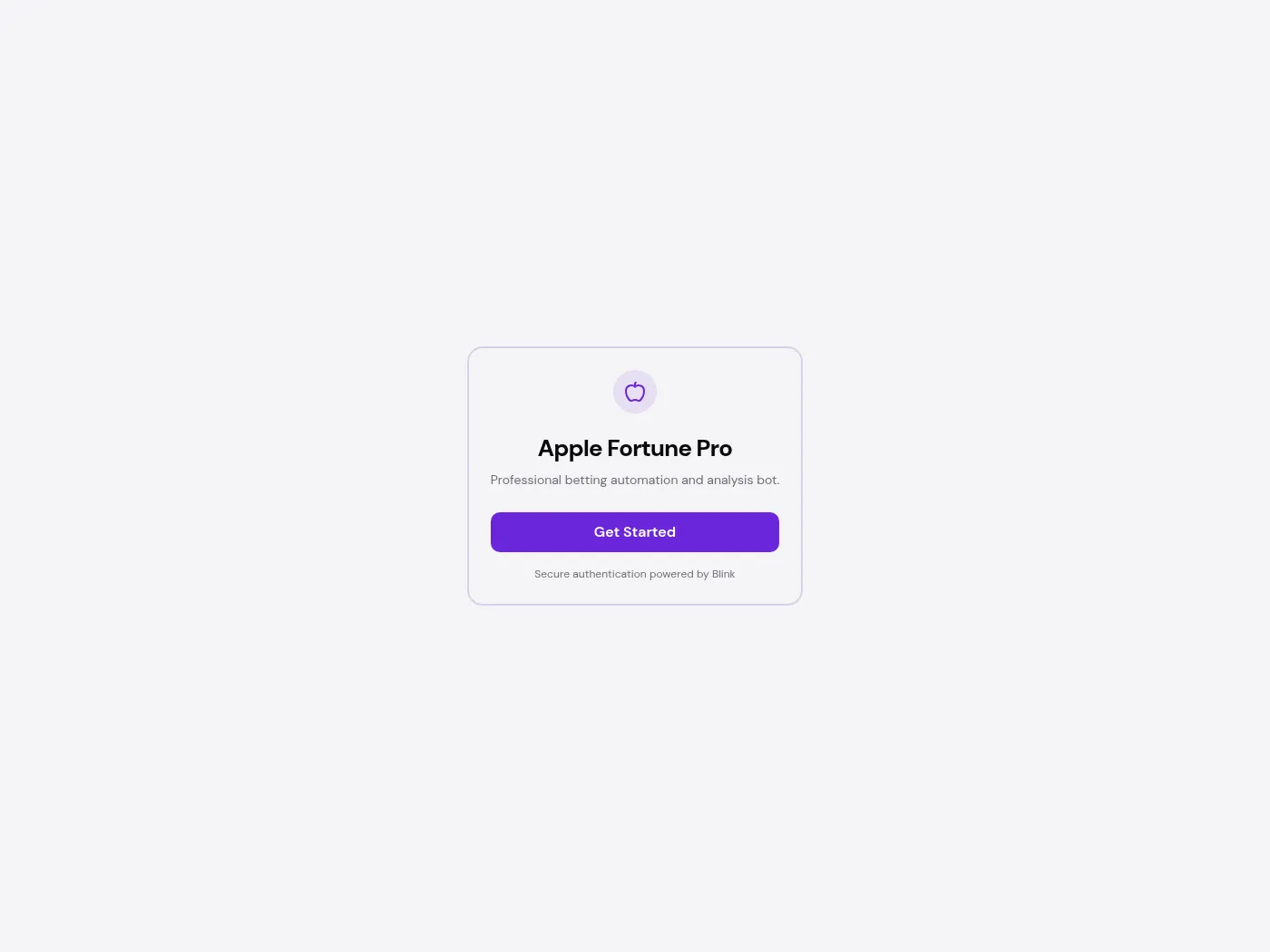 Apple Fortune Pro Bot