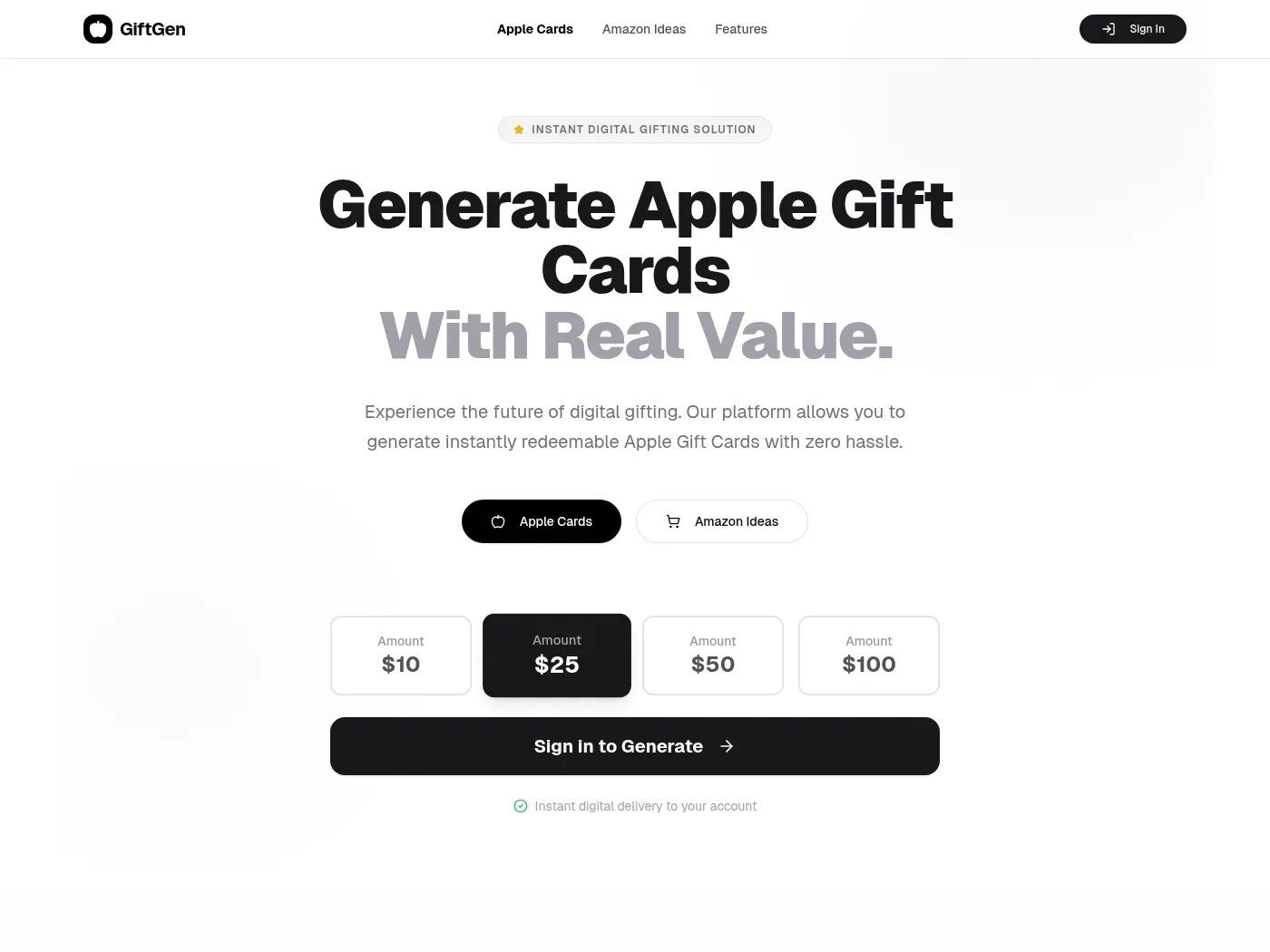 Apple Gift Card Maker