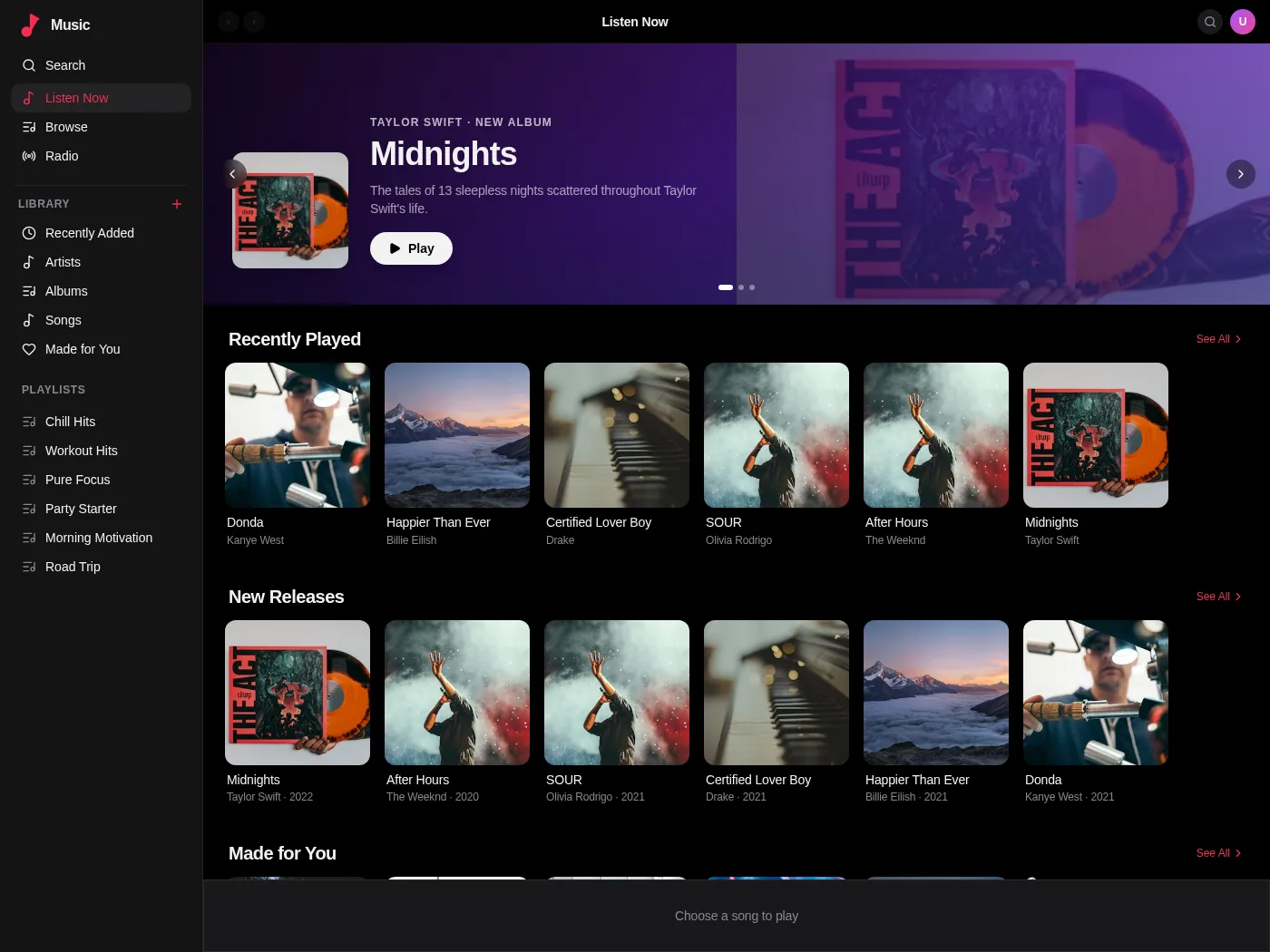 Apple Music Clone