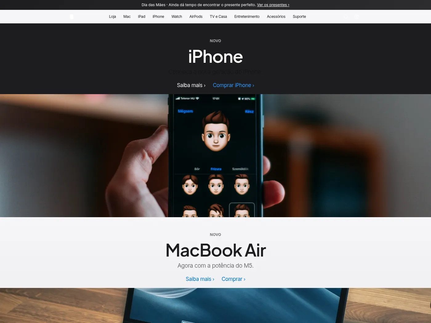 Apple Style Landing