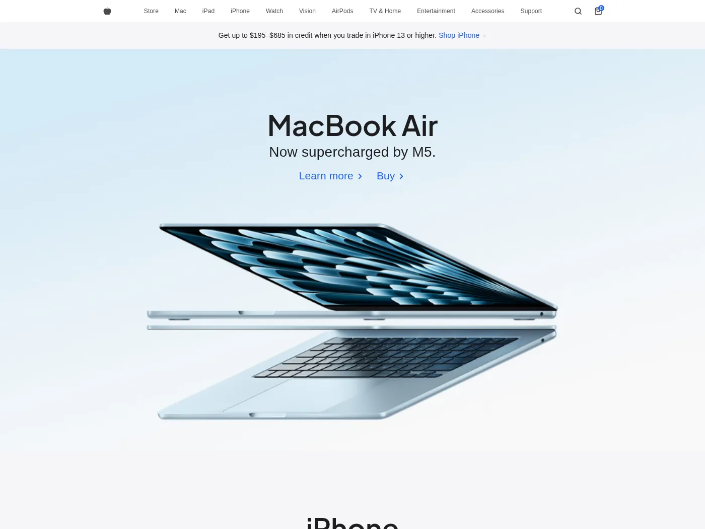 Apple Website Clone