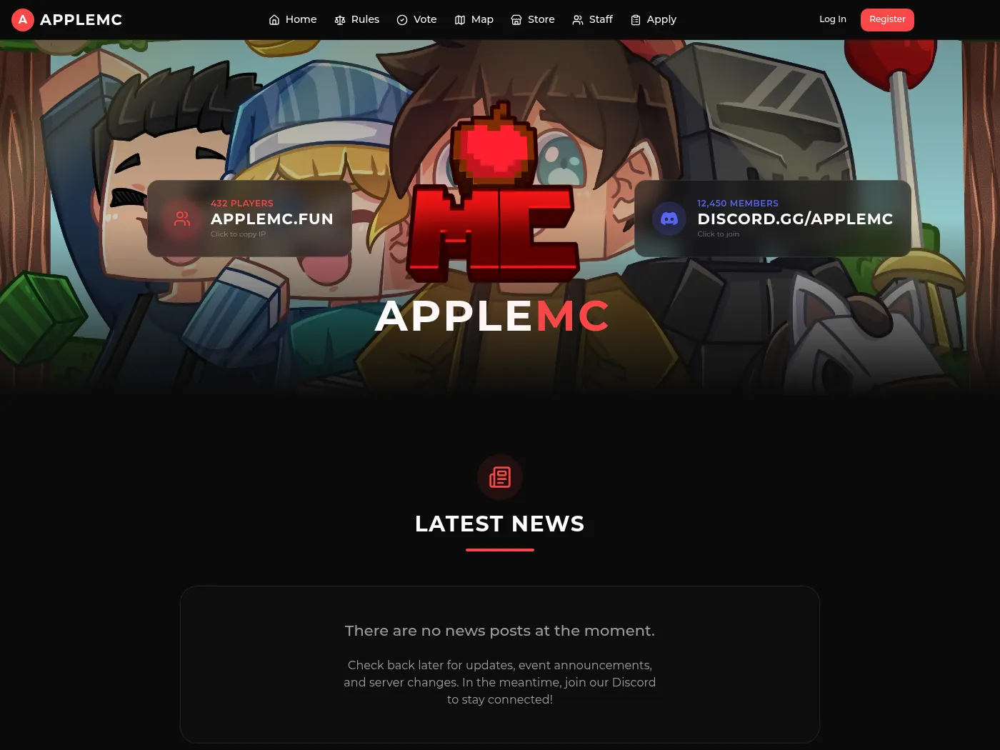 AppleMC Server Hub