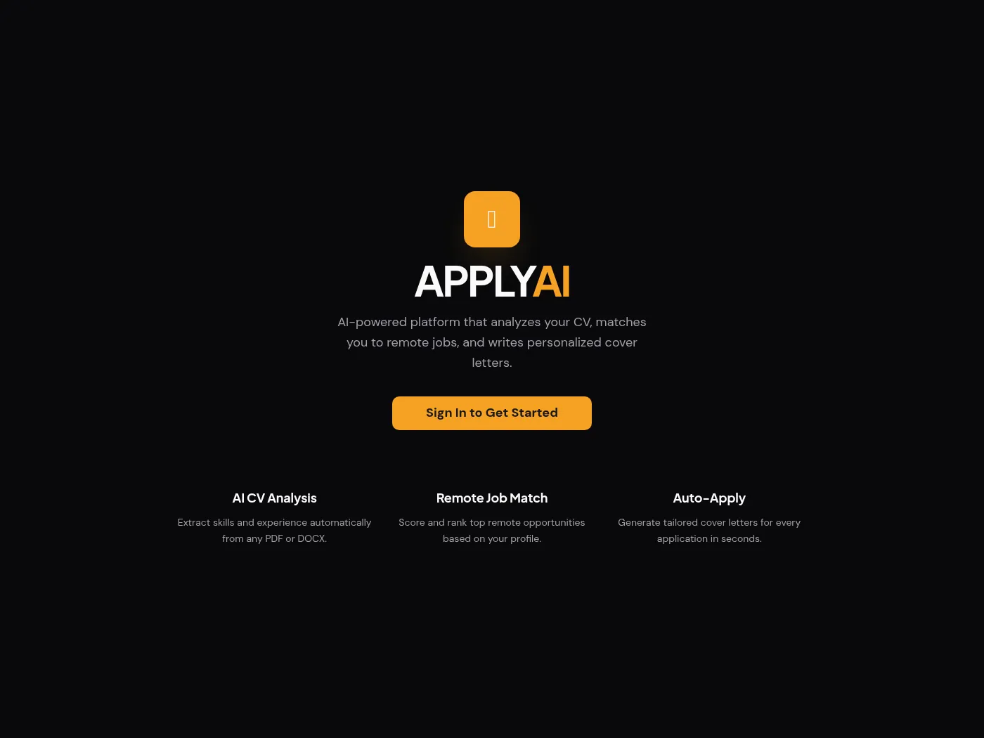 ApplyAI Job Engine