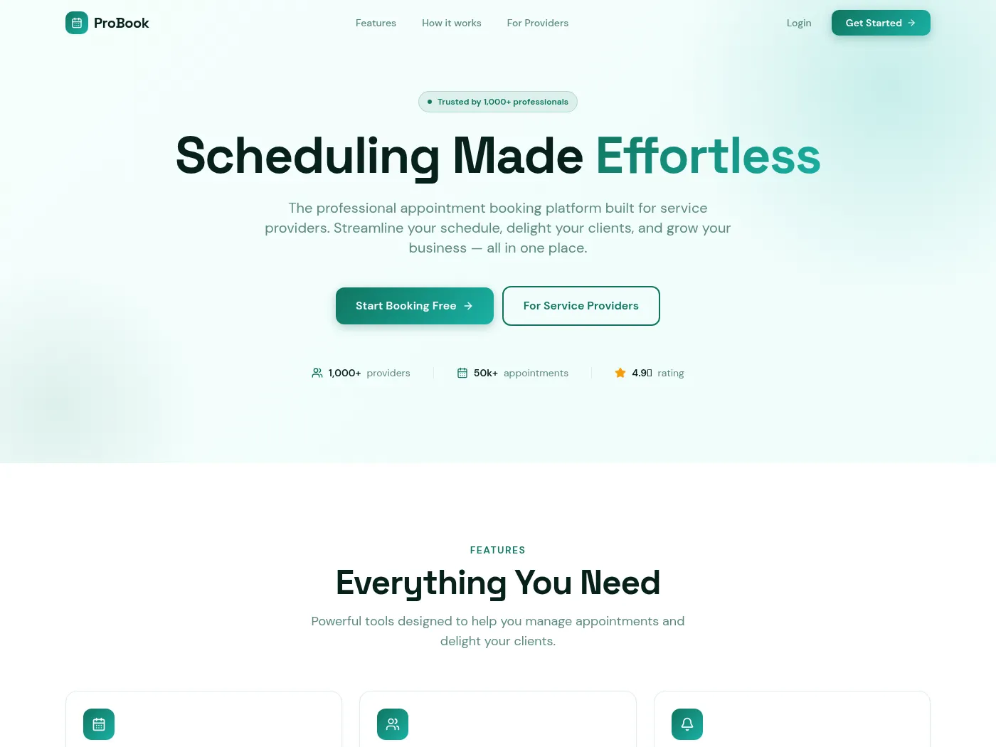 ProBook Scheduler