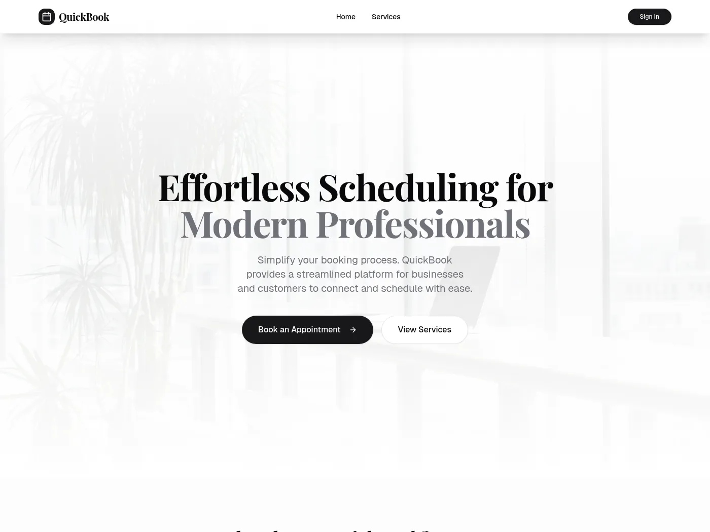 QuickBook Appointments
