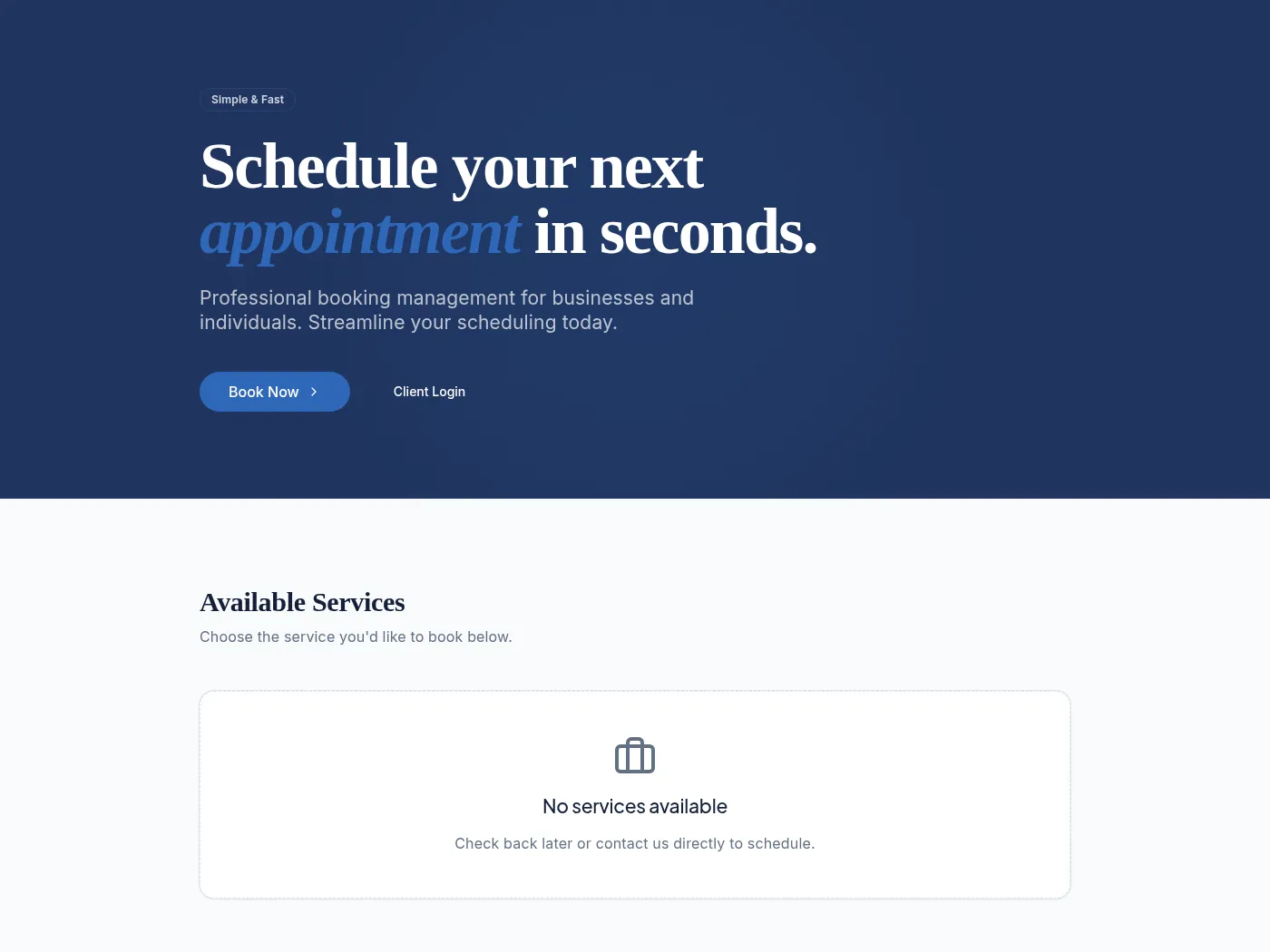 QuickBook Scheduler
