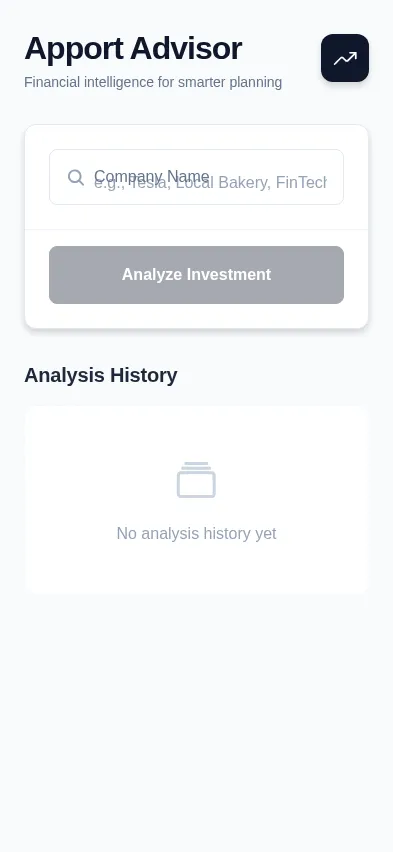Apport Advisor