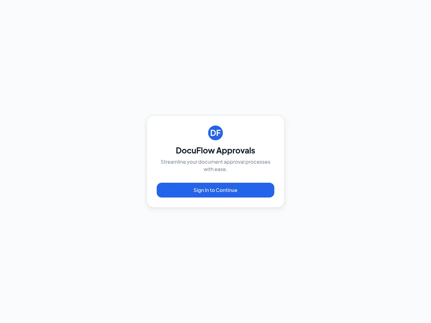 DocuFlow Approvals