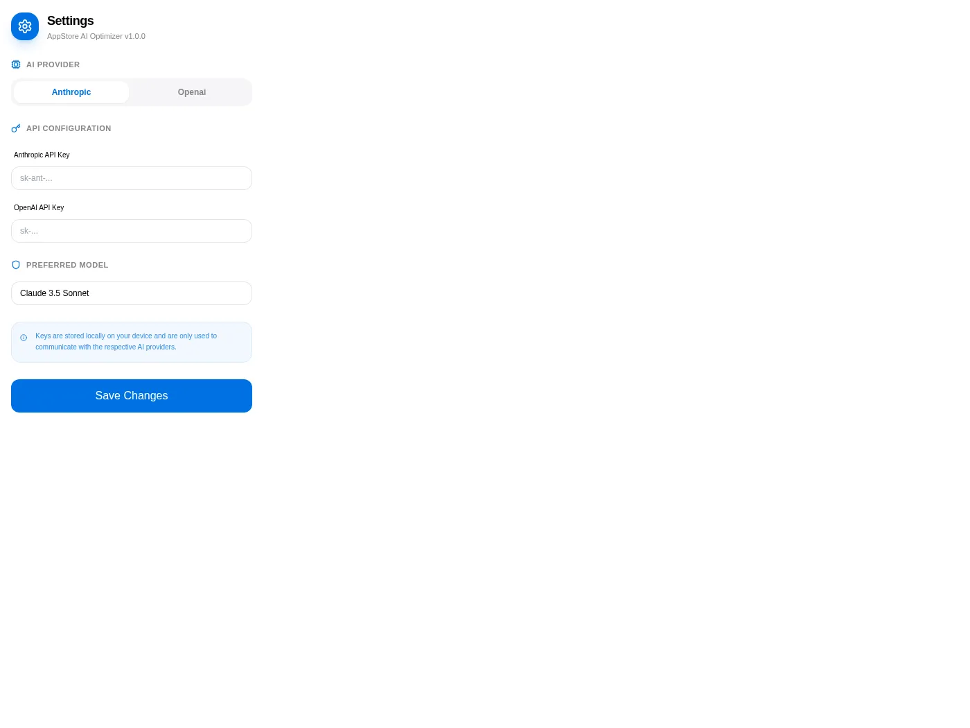 AppStore AI Optimizer